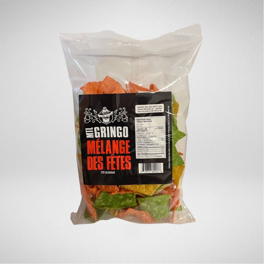 Holiday Mix Tortilla Chips - 12 x 280g – Aliment Snack