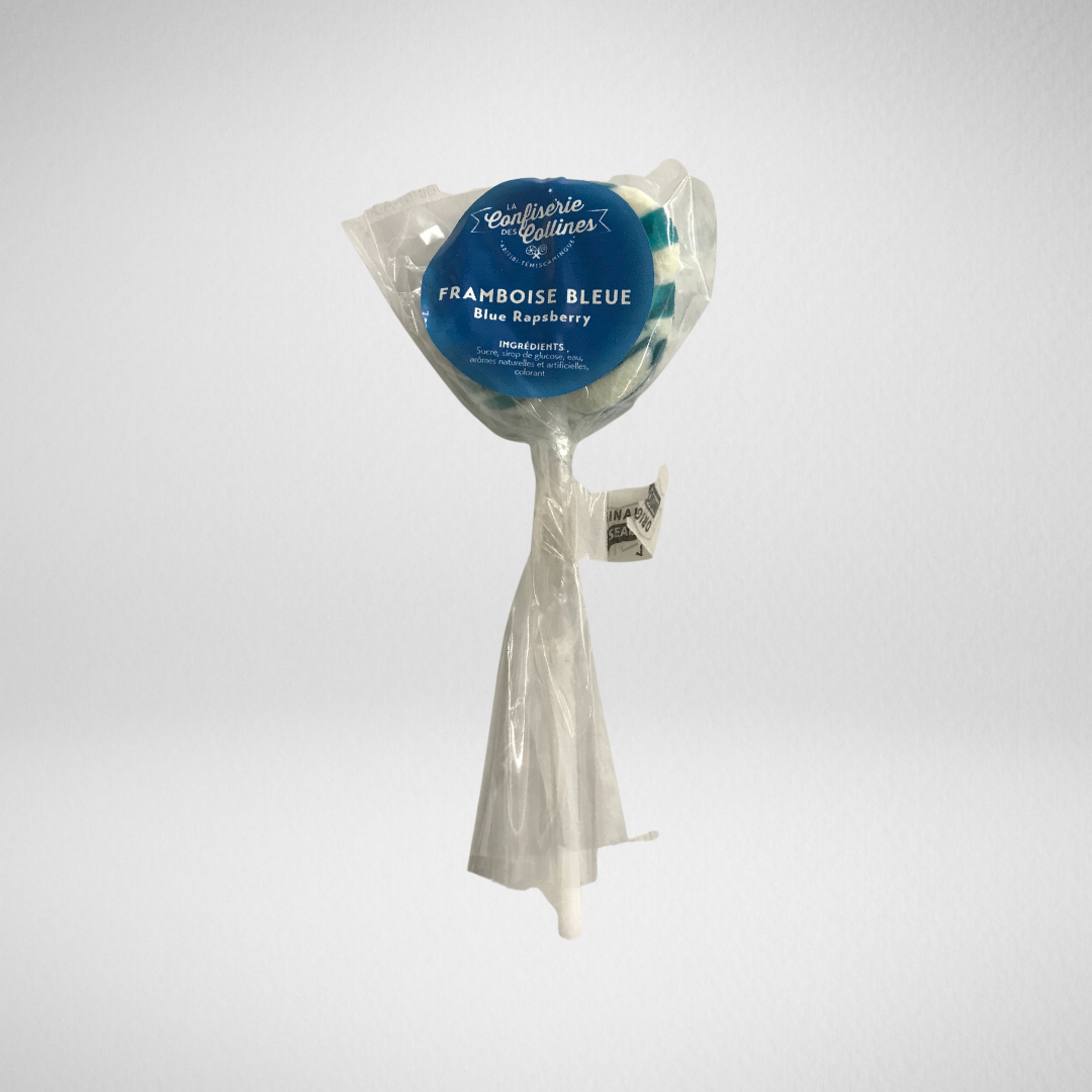 Small Blue Raspberry Lollipops - 12 small – Aliment Snack